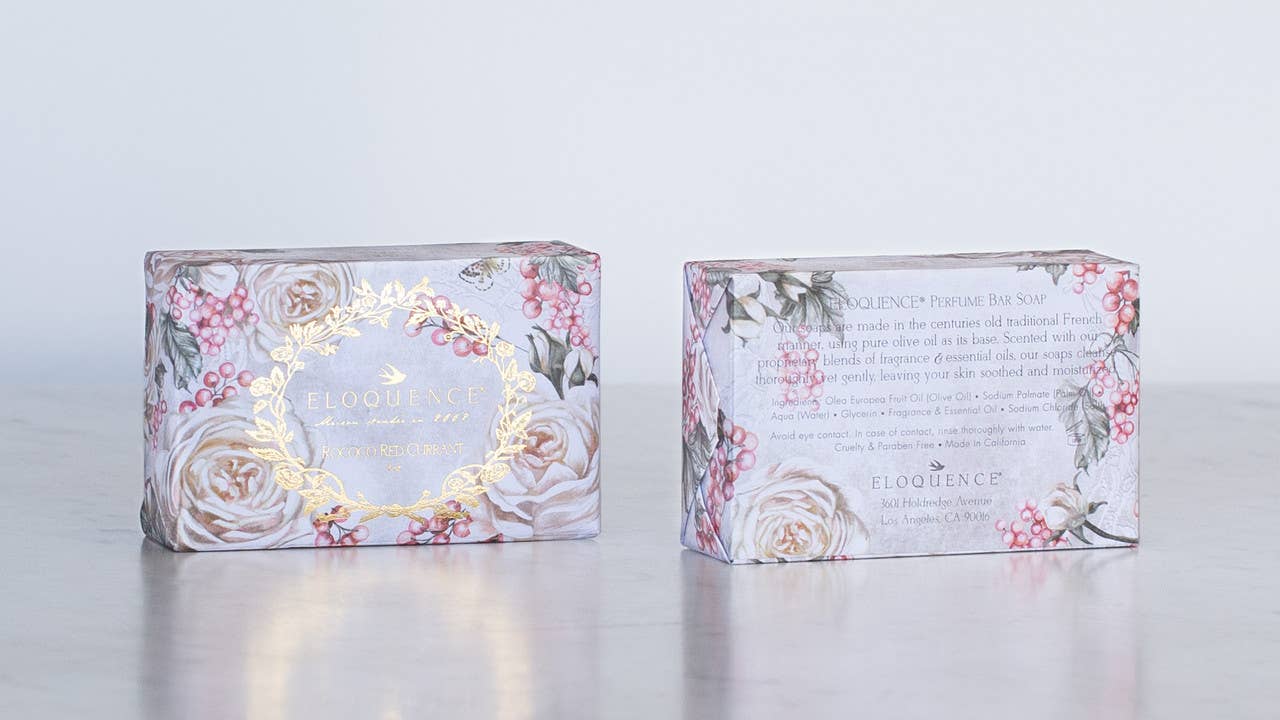 Eloquence - Perfume Bar Soap in Rococo Red Currant – Olivina Boutique